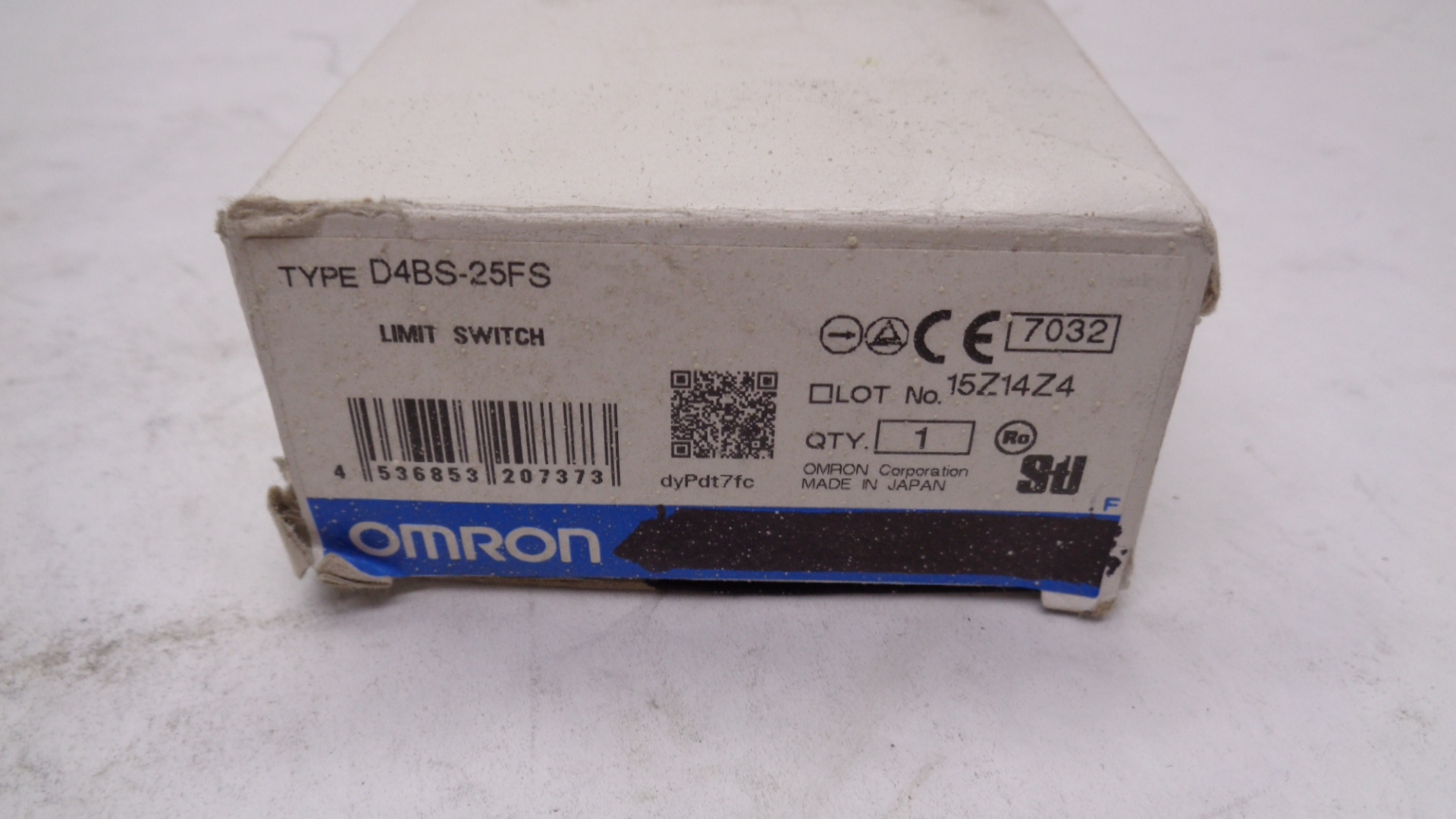 NEW OMRON D4BS-25FS LIMIT SWITCH - PLC Toolbox Supply