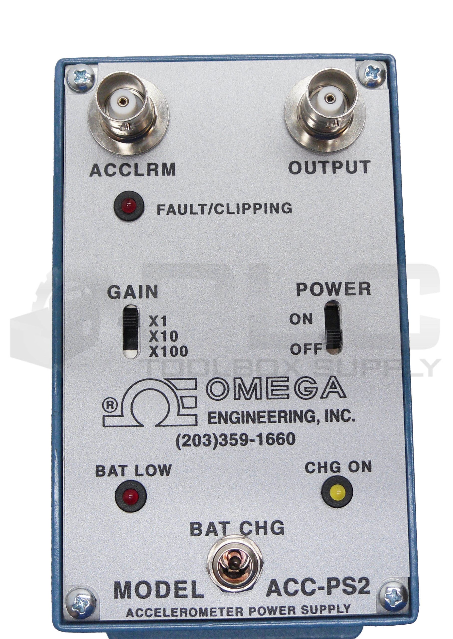 NEW OMEGA ACC-PS2 ACCELEROMETER POWER SUPPLY - PLC Toolbox Supply
