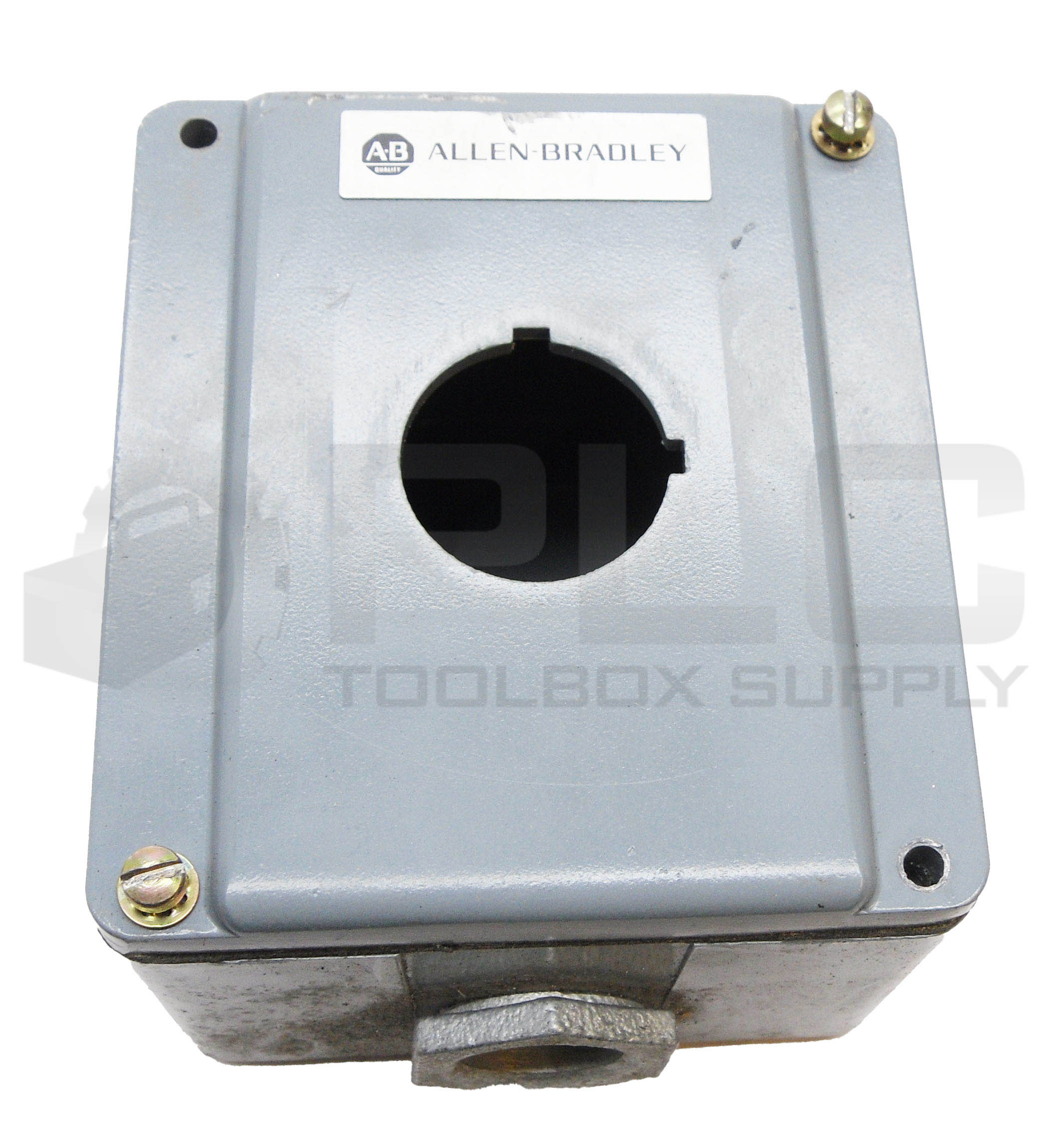 ALLEN BRADLEY 800T-1TZ /T PUSH BUTTON ENCLOSURE - PLC Toolbox Supply