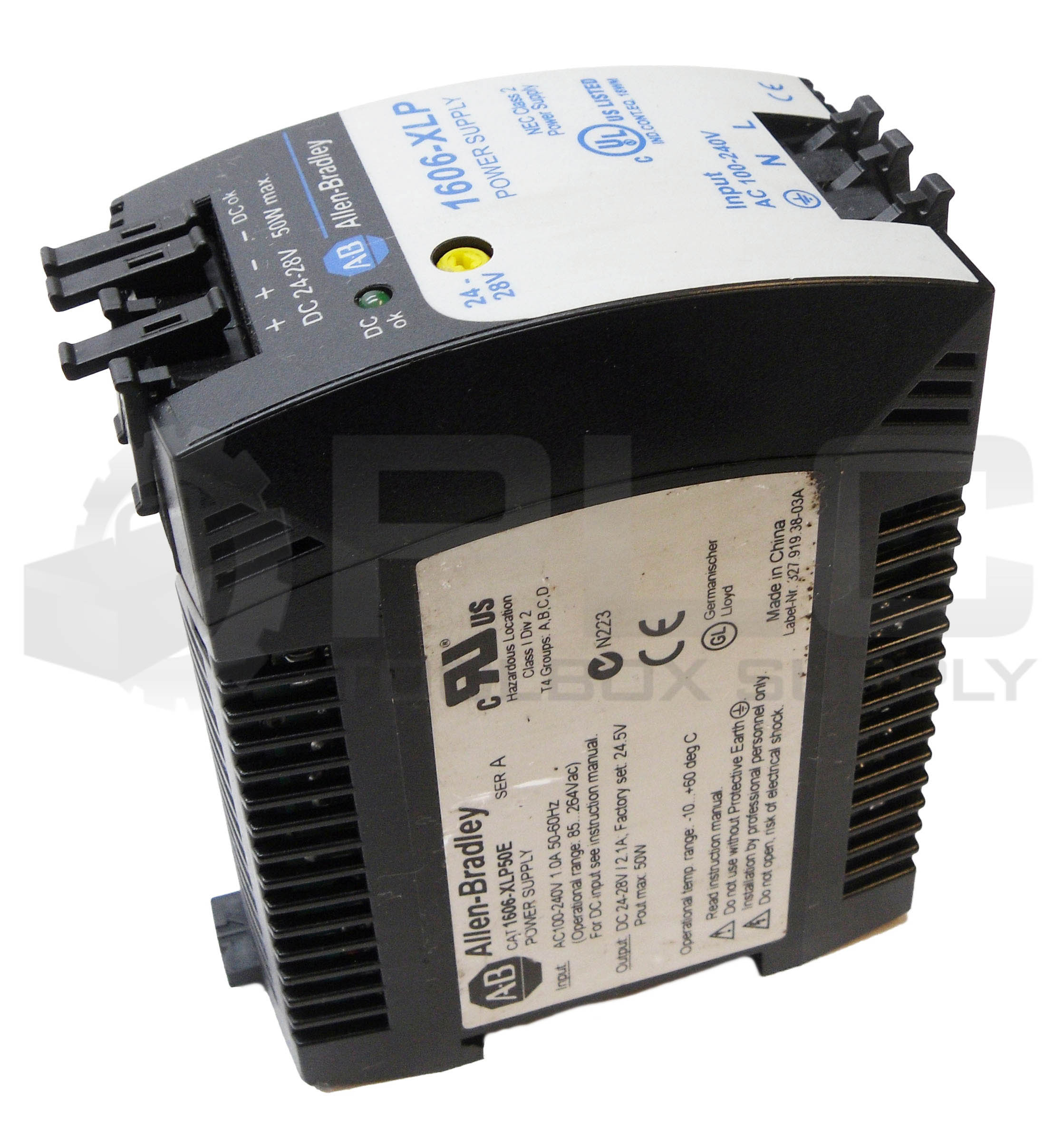 ALLEN BRADLEY 1606-XLP50E /A POWER SUPPLY 100-240VAC 1.0A 50/60HZ - PLC ...