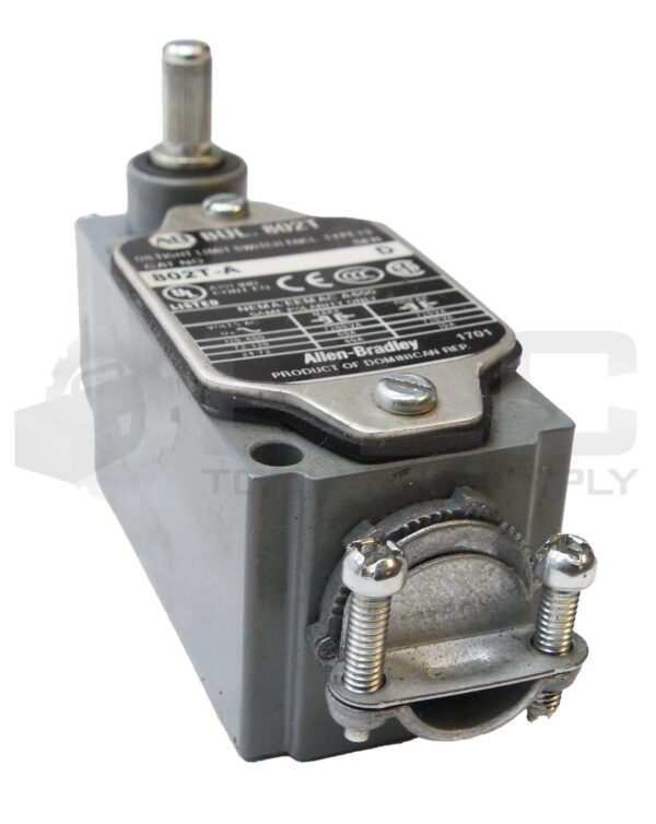 ALLEN BRADLEY 802T-A /D OILTIGHT LIMIT SWITCH W/ Z-16065 OPERATOR HEAD ...