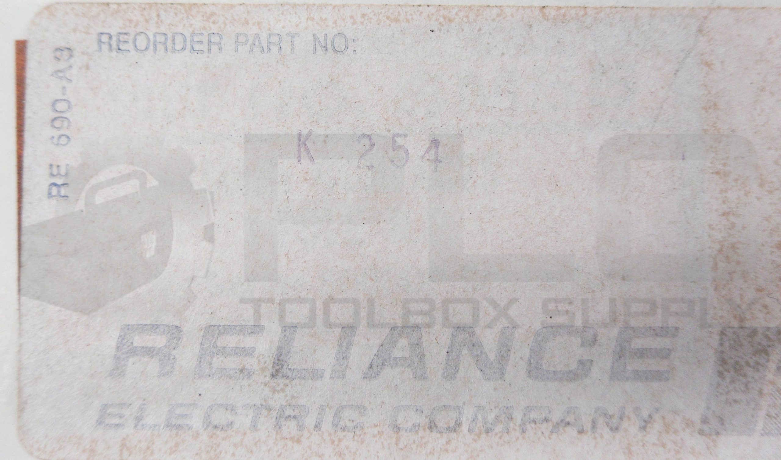 NEW RELIANCE ELECTRIC K254 CONTACT KIT - PLC Toolbox Supply