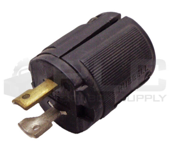 LOT OF 2 NEW HUBBELL 7465V MIDGET TWIST LOCK PLUG 16A 125V 2P HBL7465V ...