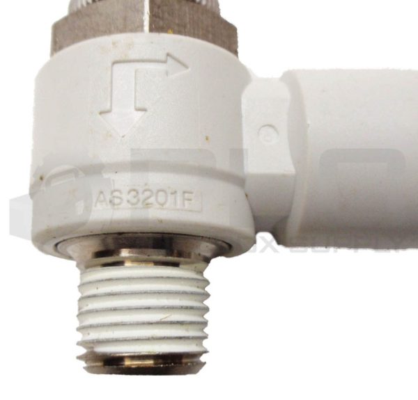 LOT OF 5 NEW SMC AS3201F FLOW CONTROL VALVES - PLC Toolbox Supply