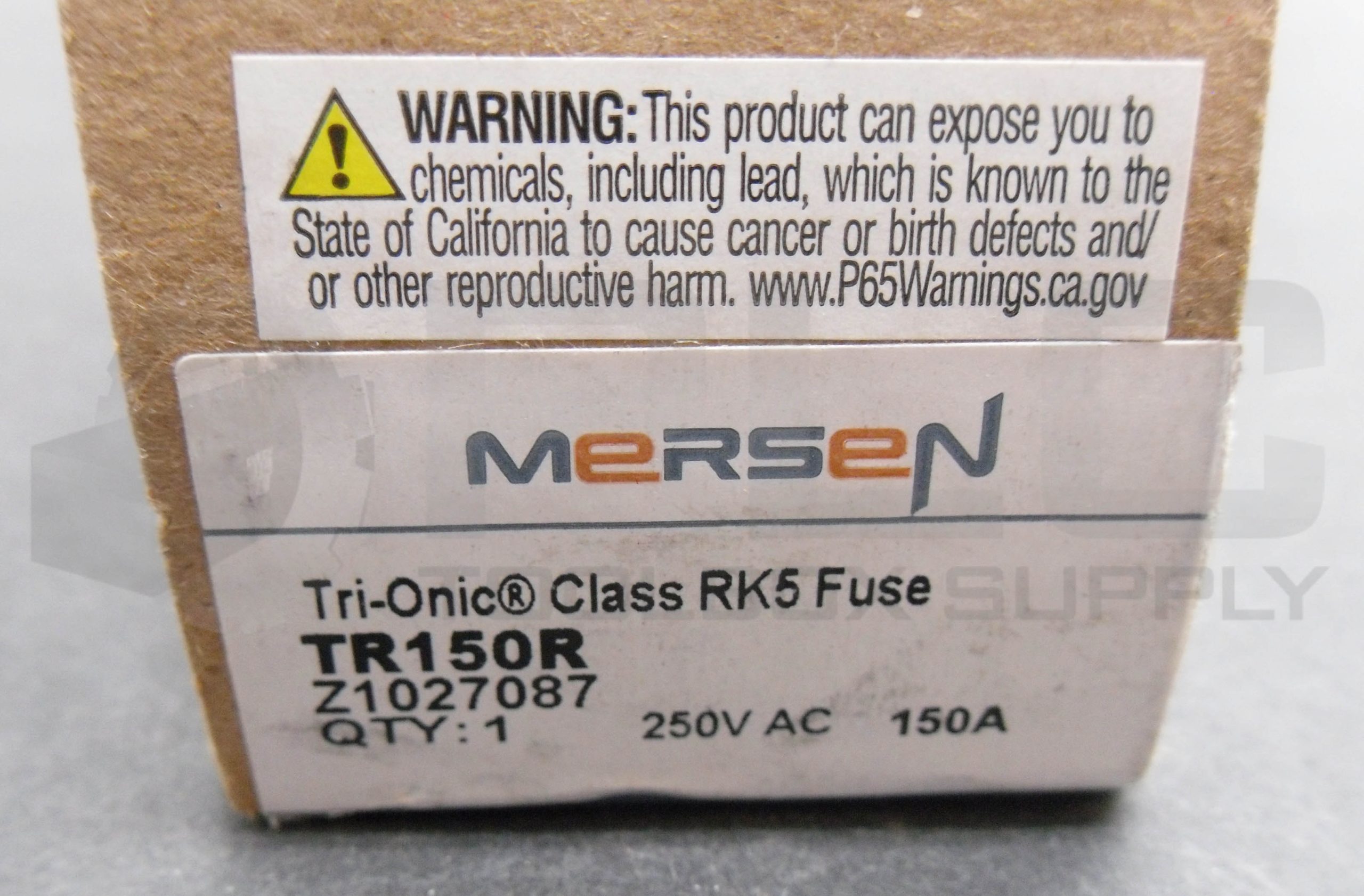 NEW MERSEN TR150R TRI-ONIC FUSE 150A 250VAC - PLC Toolbox Supply