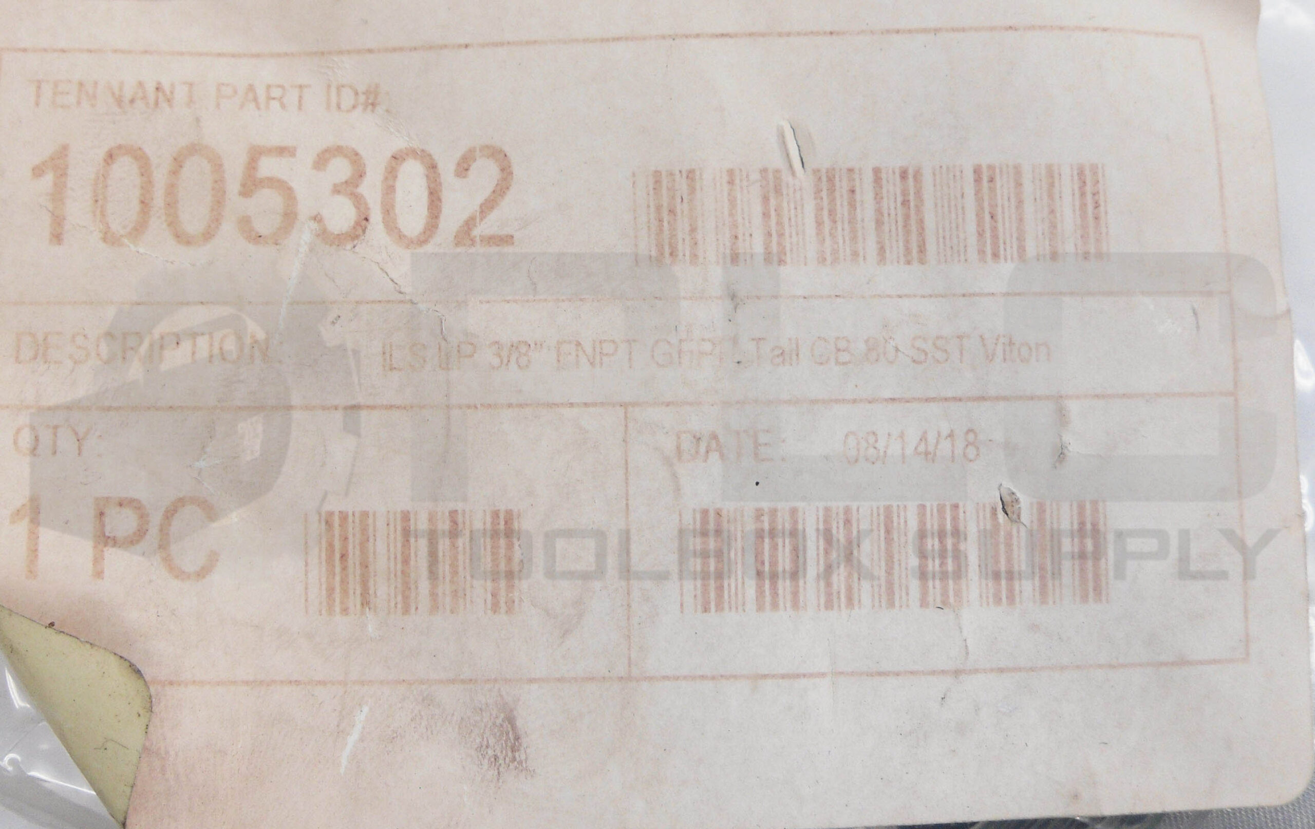 LOT OF 3 SEALED NEW TENNANT 1005302 IN-LINE FILTER - PLC Toolbox Supply