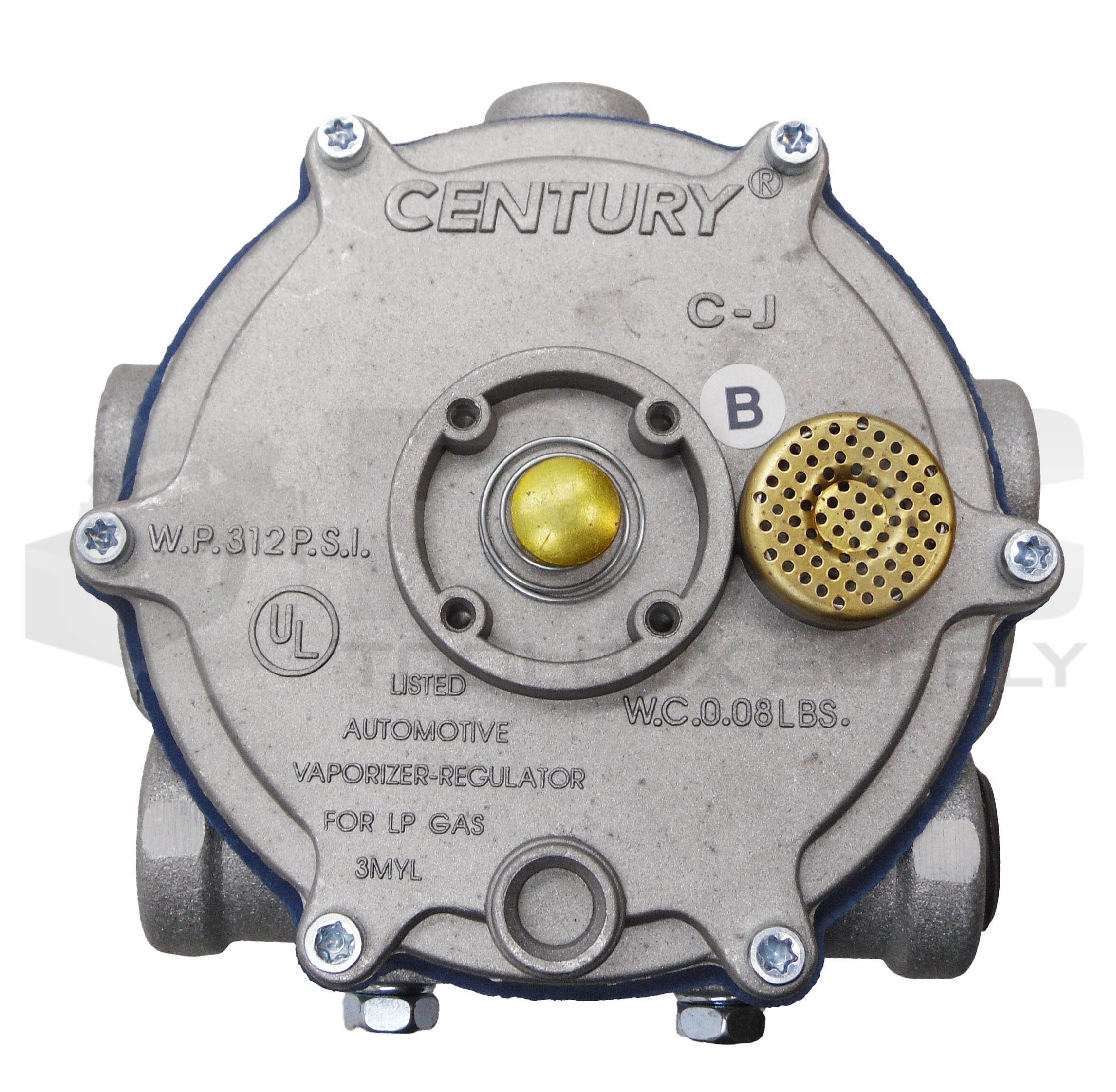 NEW CENTURY C-J VAPORIZER REGULATOR LP GAS 312PSI - PLC Toolbox Supply