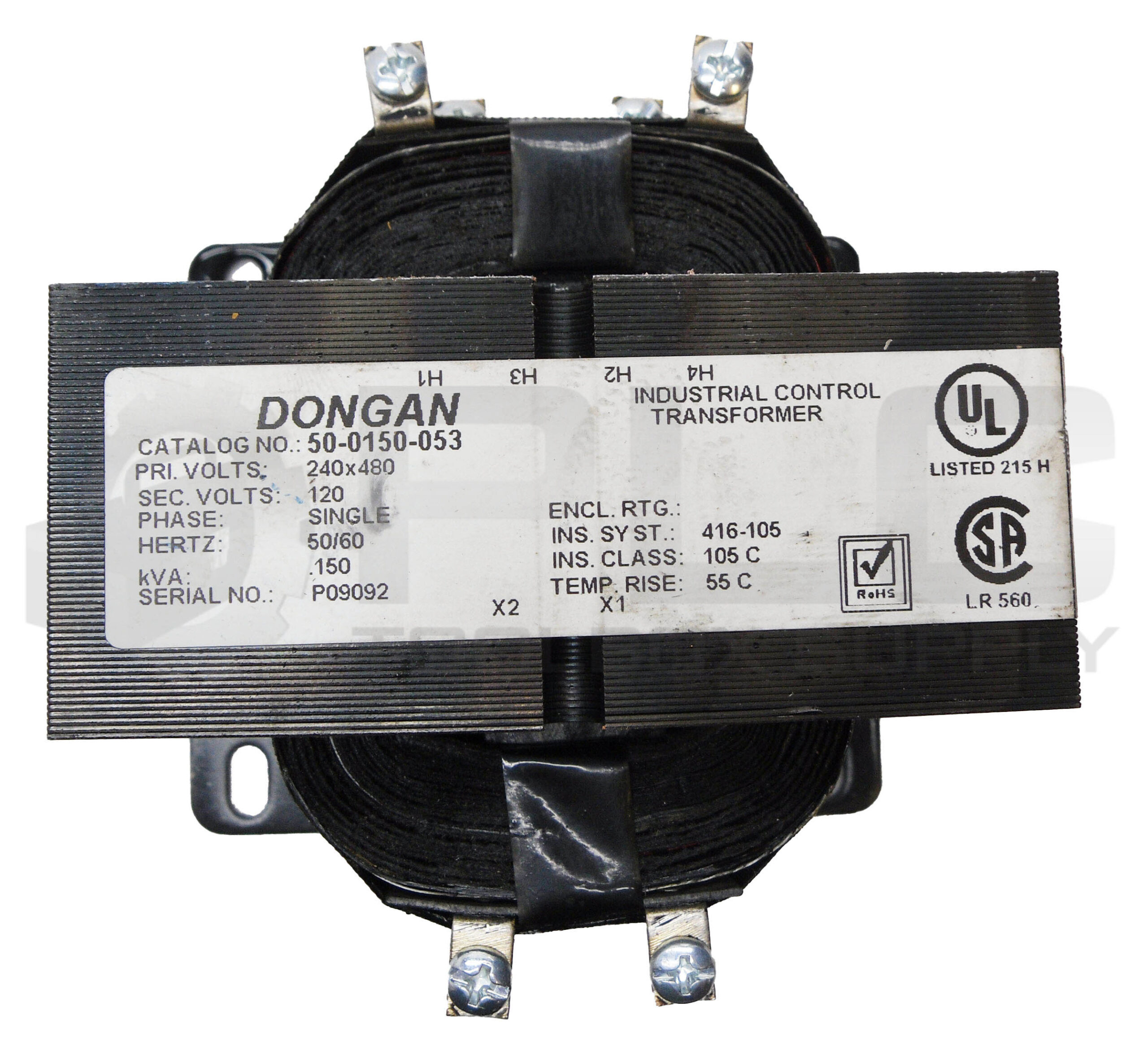 NEW DONGAN 50-0150-053 INDUSTRIAL CONTROL TRANSFORMER 240-480V 50/60HZ ...