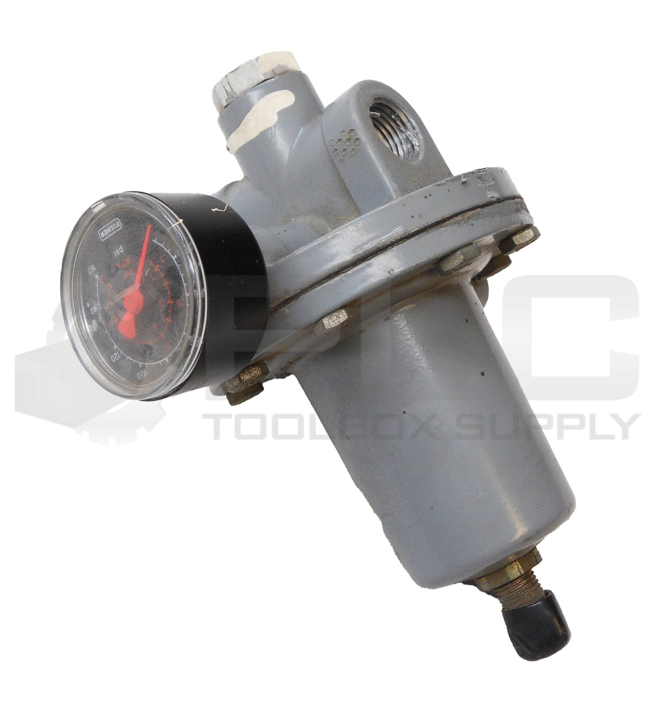FISHER CONTROLS 64R PNEUMATIC REGULATOR 160PSI - PLC Toolbox Supply