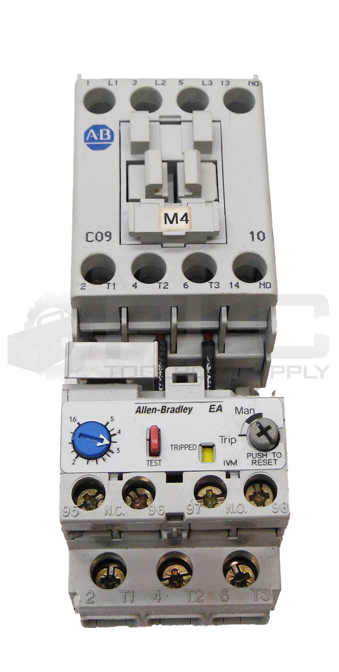 ALLEN BRADLEY 100-C09*10 /A CONTACTOR 600VAC 25A W/ 193-EA1EB /B ...
