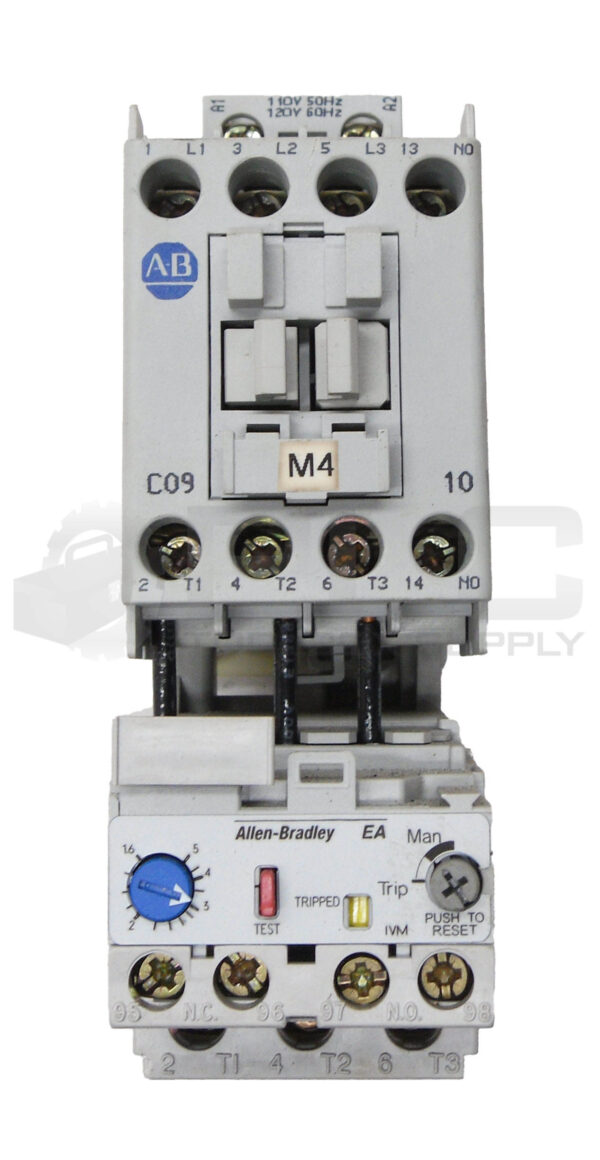ALLEN BRADLEY 100-C09*10 /A CONTACTOR 600VAC 25A W/ 193-EA1EB /B ...