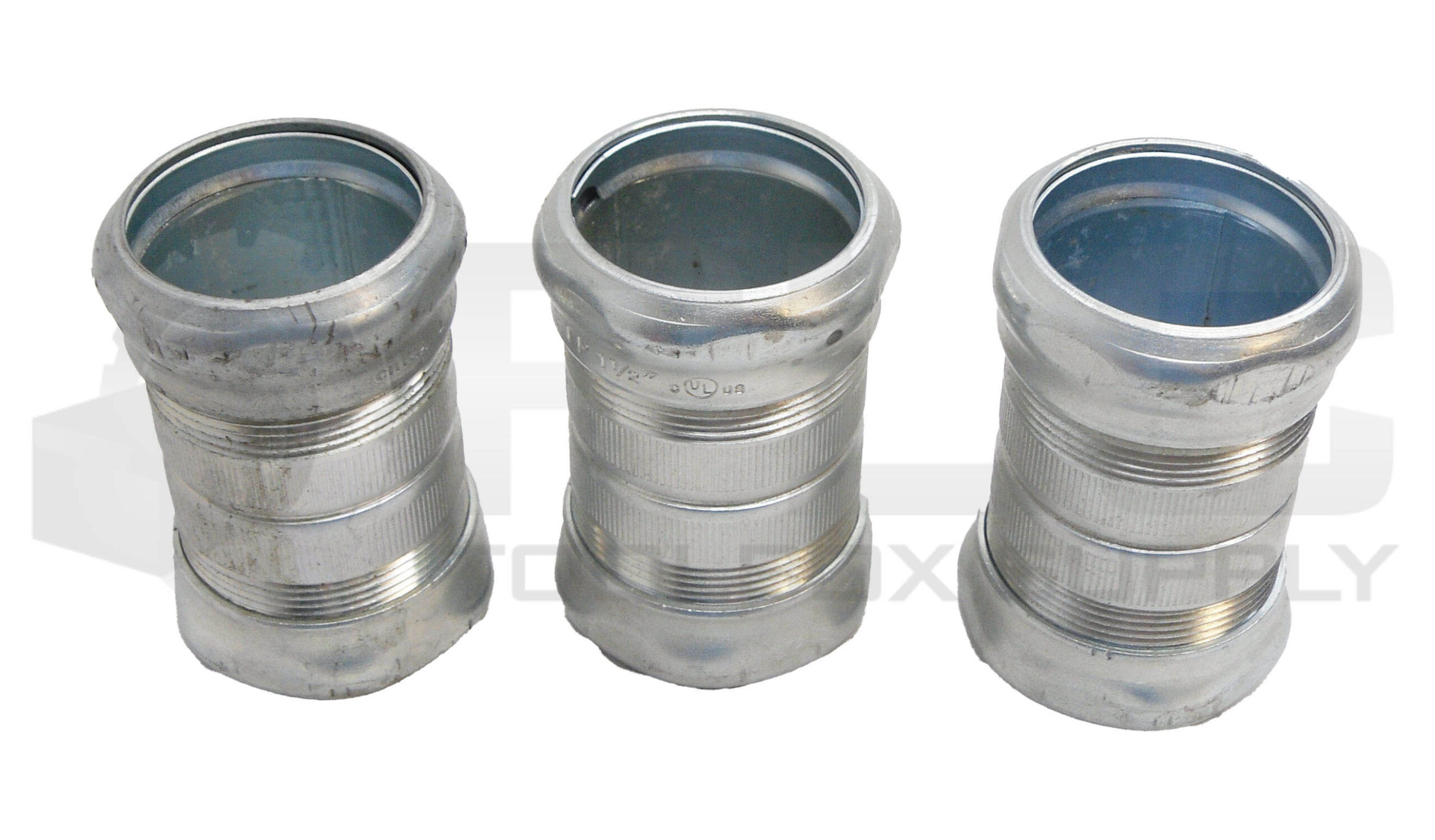 LOT OF 3 NEW ETP 1-1/2″ COMPRESSION CONDUIT COUPLING - PLC Toolbox Supply