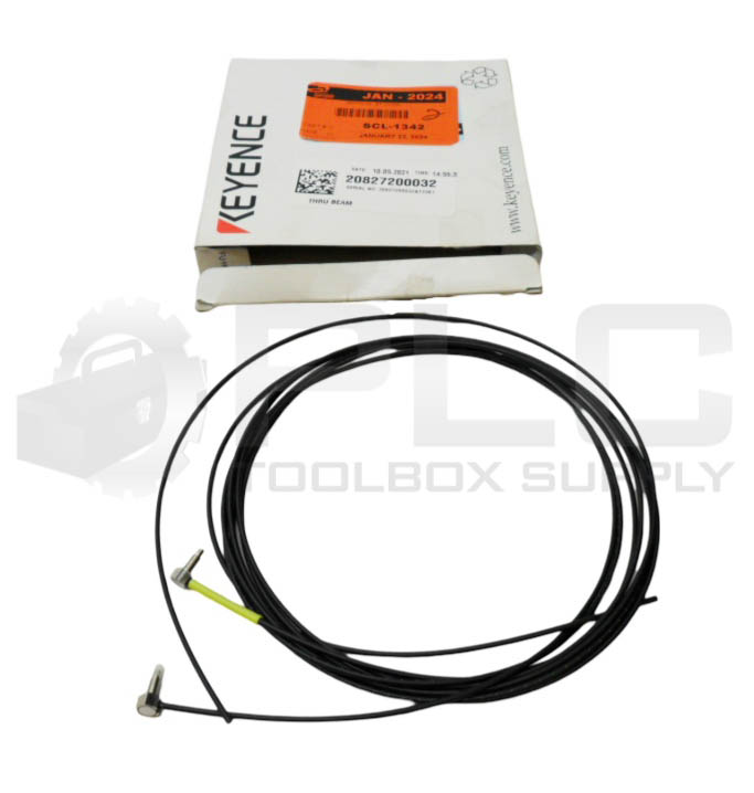NEW KEYENCE FU-R77TZ FIBER OPTIC SENSOR *READ* - PLC Toolbox Supply