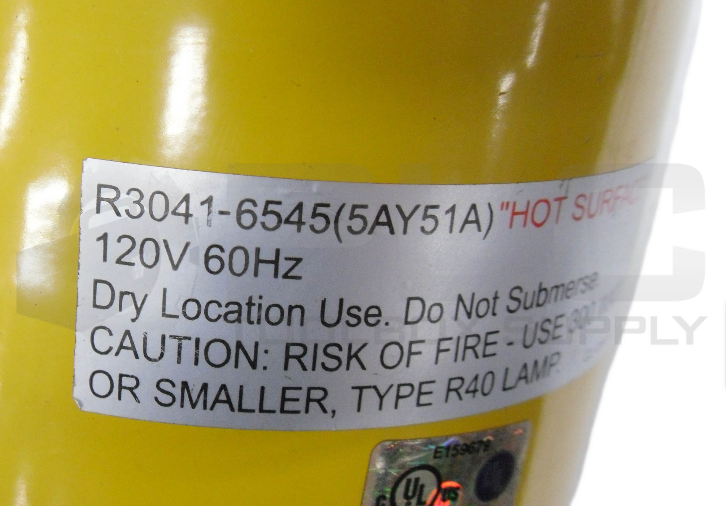 LUMAPRO 5AY51A WORK LIGHT 120V 60HZ R3041-6545 *NO MOUNT* - PLC Toolbox ...