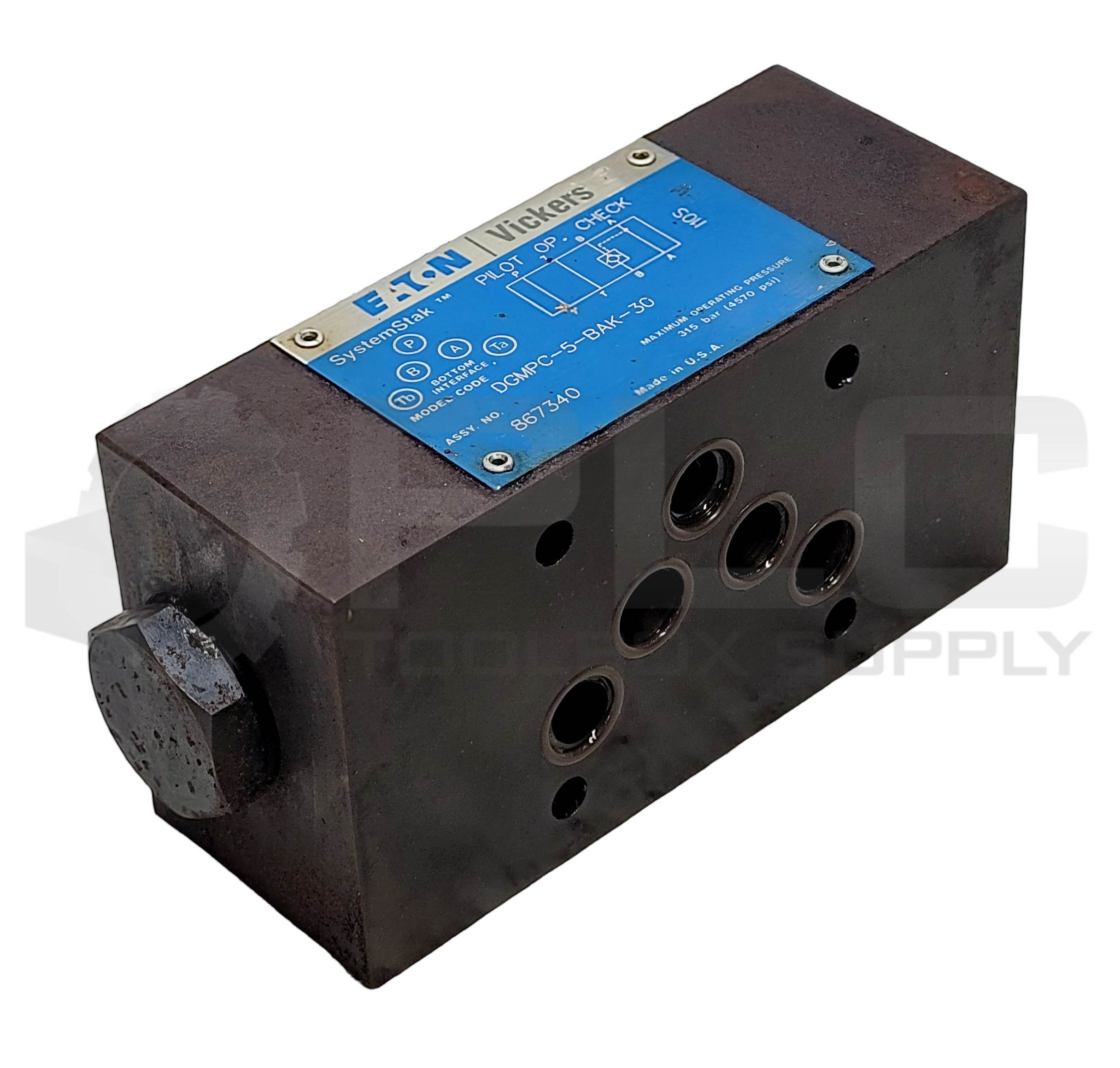 EATON VICKERS DGMPC-5-BAK-30 CHECK VALVE 867340 - PLC Toolbox Supply