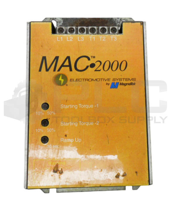 MAGNETEK MAC2024 SOFT START 17A 50/60HZ 230-460V - PLC Toolbox Supply