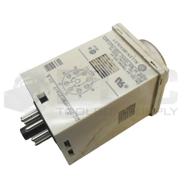 ALLEN BRADLEY 700-HRM12TA17 /A DELAY TIMING RELAY 0-10HR 100-240VAC 50 ...