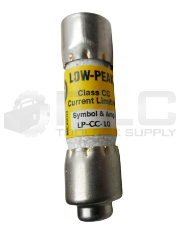 NEW BOX OF 10 BUSSMANN LP-CC-10 LOW PEAK FUSE 10A 600VAC *READ* - PLC ...