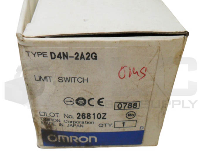 NEW OMRON D4N-2A2G LIMIT SWITCH *READ* - PLC Toolbox Supply
