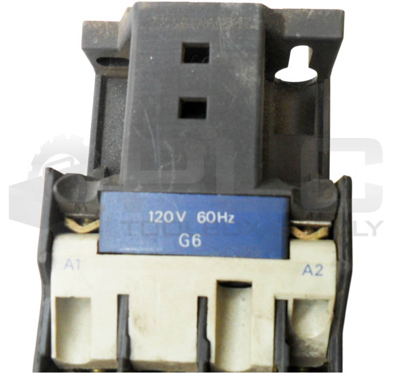 TELEMECANIQUE LC1D3210 CONTACTOR 50A 1000V W/ G6 COIL 120V 60HZ - PLC ...