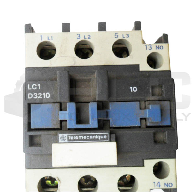 TELEMECANIQUE LC1D3210 CONTACTOR 50A 1000V W/ G6 COIL 120V 60HZ - PLC ...