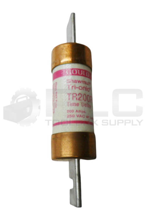 NEW GOULD SHAWMUT TR200R TIME DELAY FUSE 200A 250VAC - PLC Toolbox Supply
