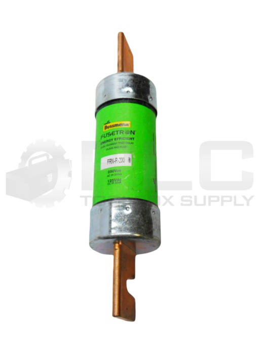 NEW BUSSMANN FRN-R-200 ENERGY EFFICIENT FUSE 200A 250VAC 125VDC - PLC ...