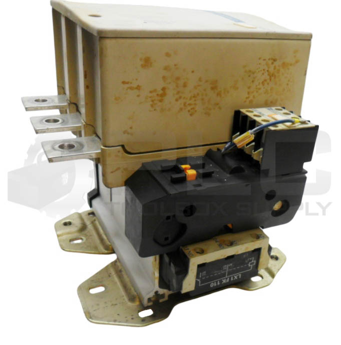 TELEMECANIQUE SQUARE D LC1F500 CONTACTOR W/ LA1DN22 W/ LX1FK110 COIL ...