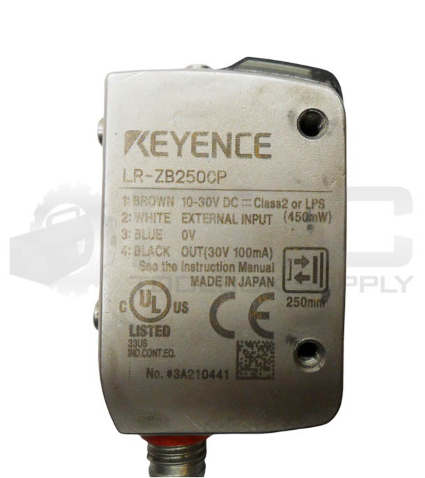 KEYENCE LR-ZB250CP LASER SENSOR 10-30VDC - PLC Toolbox Supply