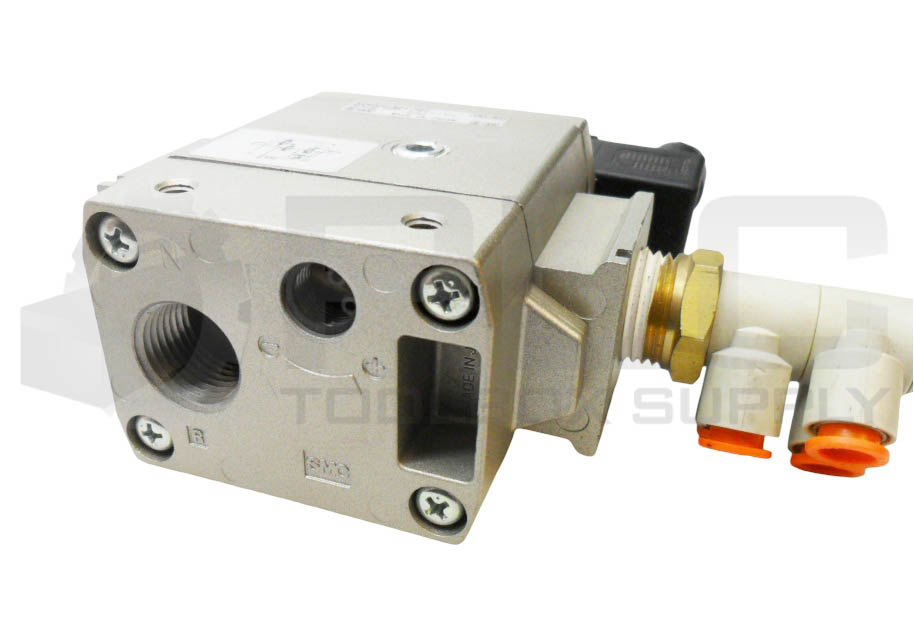 NEW SMC AV4000-N04-5DZ SOFT START SOLENOID VALVE 24VDC W/ DC21-26V CONNECTOR - PLC Toolbox Supply