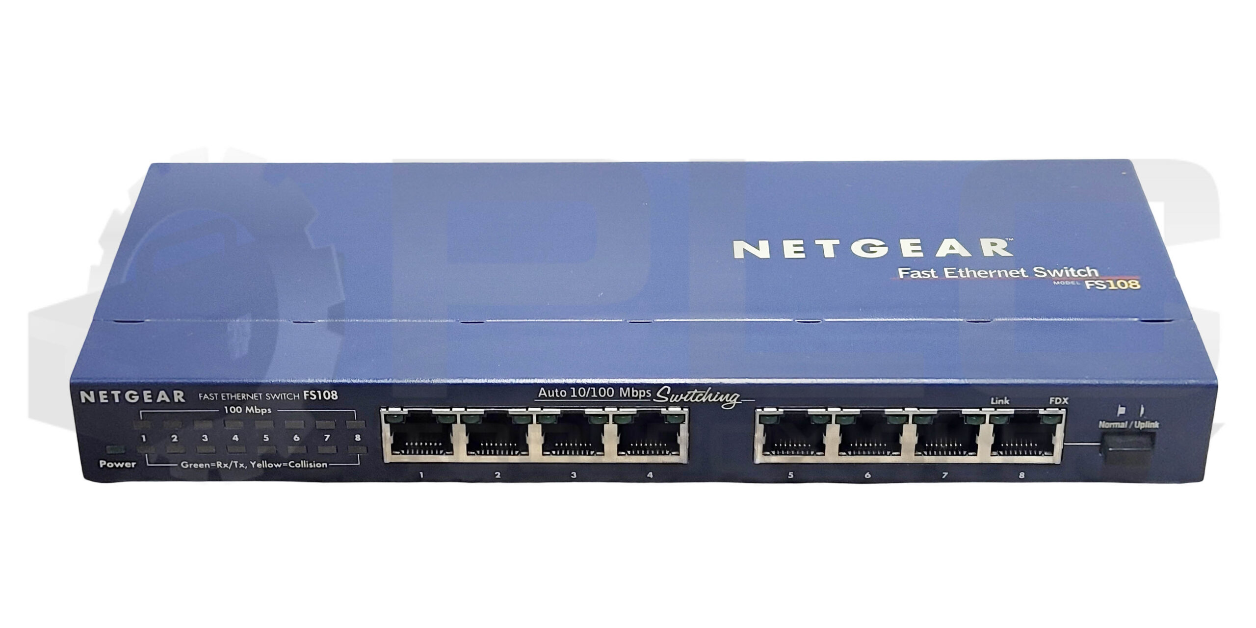 NETGEAR FS108 FAST ETHERNET SWITCH AUTO 10/100MBPS SWITCHING - PLC ...