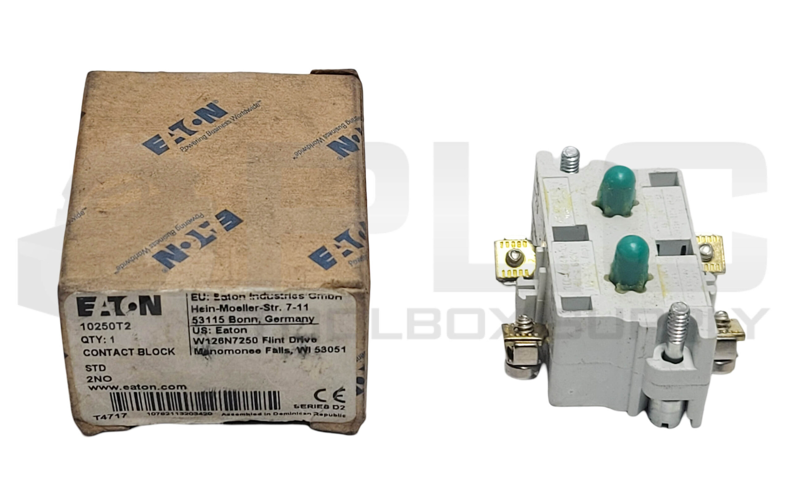 NEW EATON 10250T2 CONTACT BLOCK 690V 10A - PLC Toolbox Supply