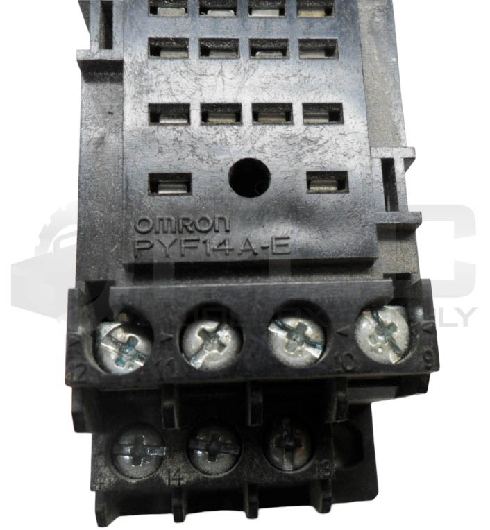 LOT OF 7 NEW OMRON PYF14A-E RELAY SOCKET BASE 5A 250VAC - PLC Toolbox Supply