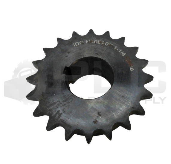 NEW IDC SELECT H40B20F-1-1/4 SPROCKET 1-1/4″ BORE 20 TEETH *READ* - PLC ...