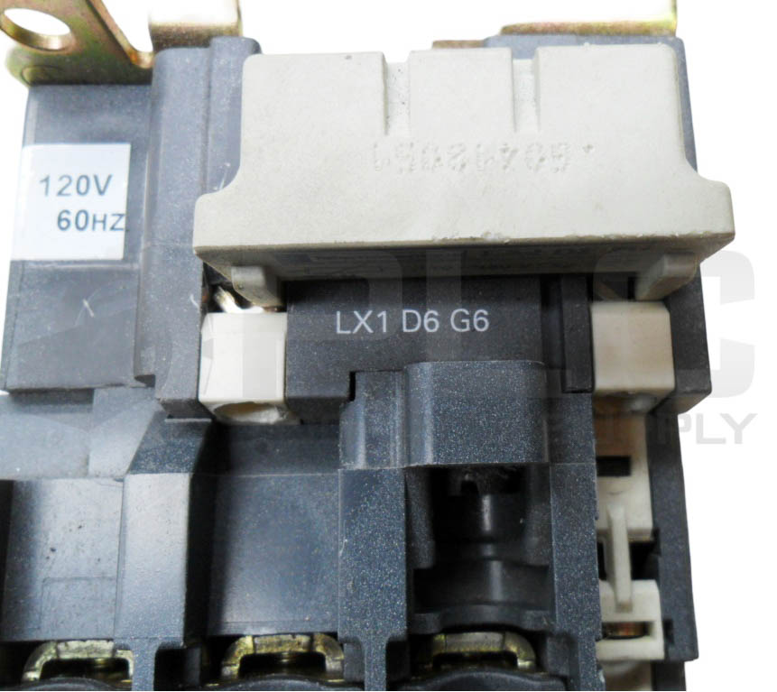 TELEMECANIQUE SQUARE D LC1 D6511 CONTACTOR W/ LX1D6G6 COIL W/ LA4DE2U ...
