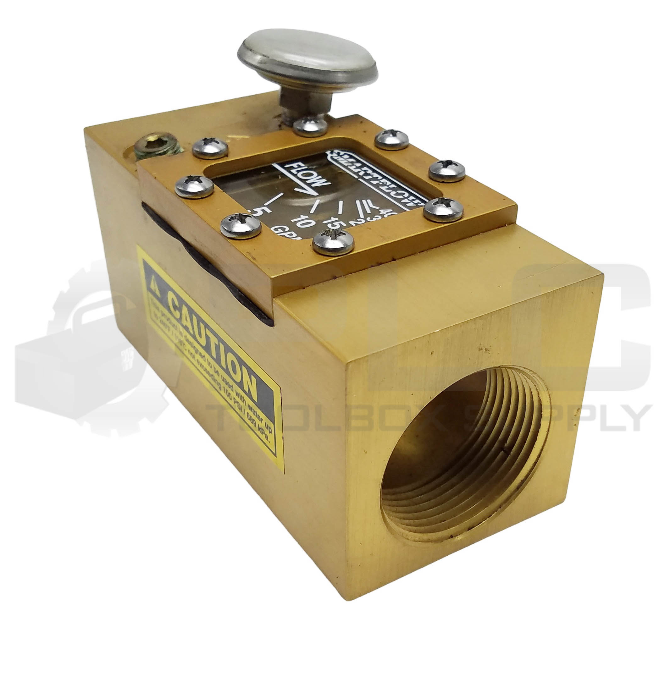NEW BURGER & BROWN SMARTFLOW MECHANICAL FLOWMETER 4, 5-40GPM, 1-1/2 ...