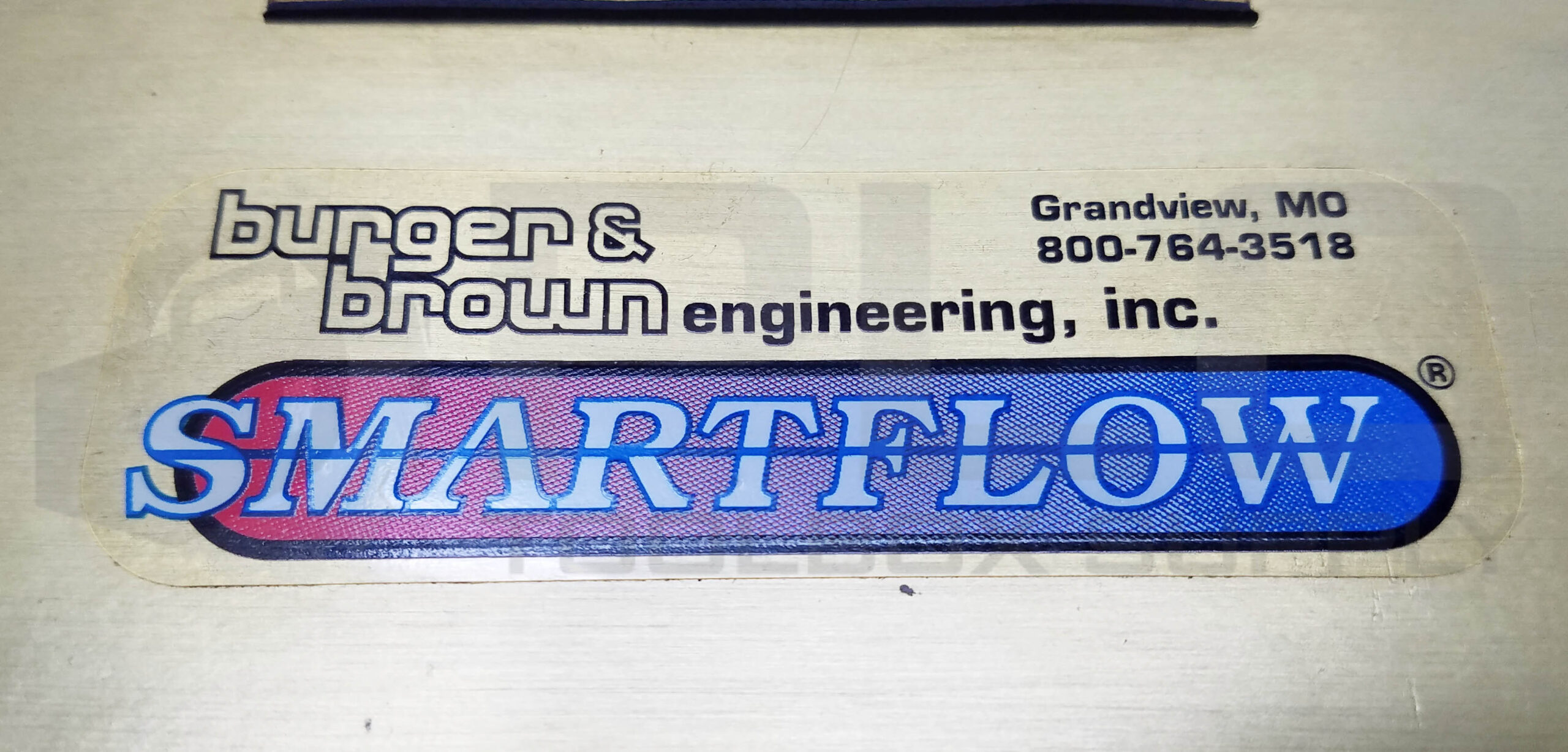 NEW BURGER & BROWN SMARTFLOW MECHANICAL FLOWMETER 4, 5-40GPM, 1-1/2 ...