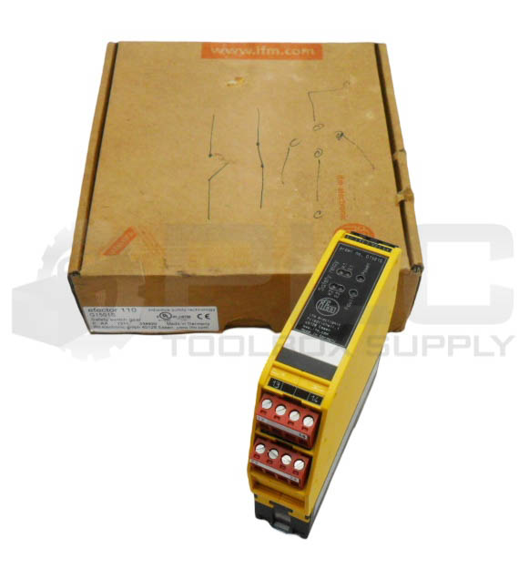 NEW IFM ELECTRONIC G1501S SAFETY RELAY 24VDC 6A 250VAC *READ* - PLC ...