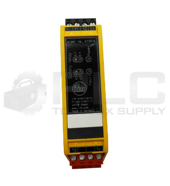 NEW IFM ELECTRONIC G1501S SAFETY RELAY 24VDC 6A 250VAC *READ* - PLC ...