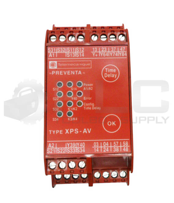 TELEMECANIQUE XPSAV11113P SAFETY RELAY 24VDC XPS-AV - PLC Toolbox Supply