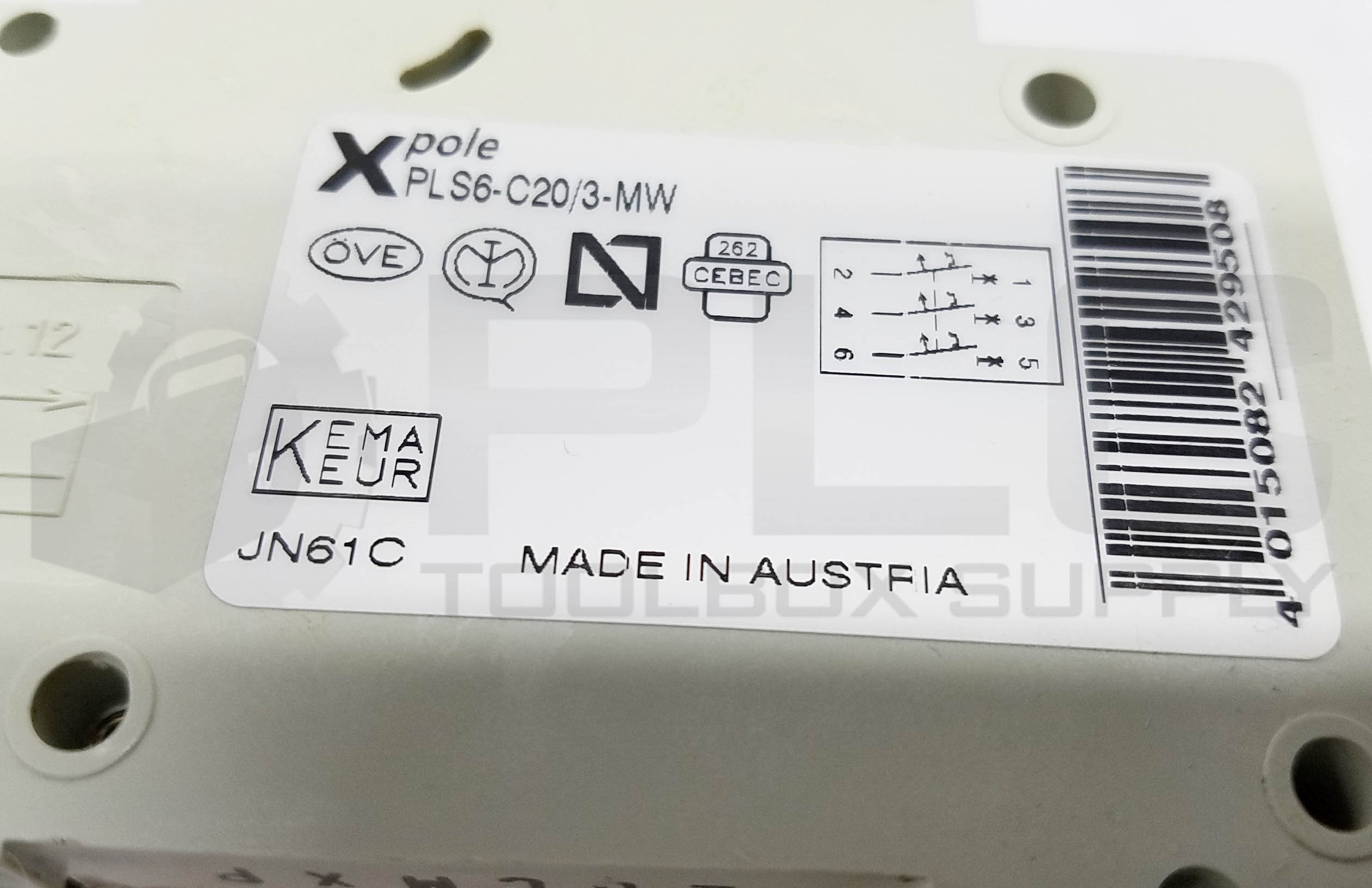 MOELLER PLS6-C20/3-MW CIRCUIT BREAKER 20A 3P - PLC Toolbox Supply
