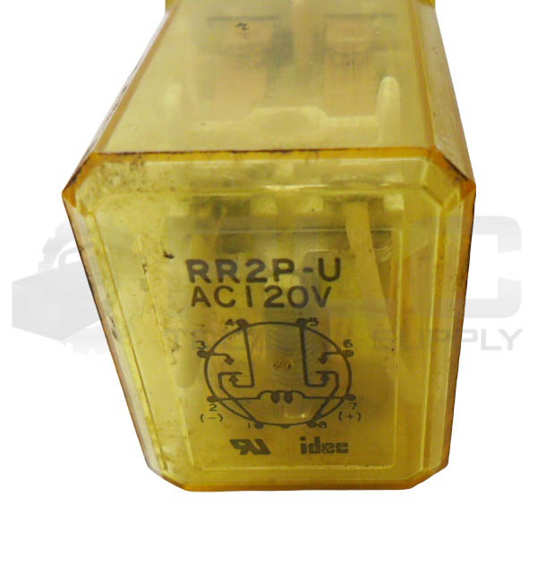 LOT OF 3 IDEC RR2P-U RELAY 120VAC 10A - PLC Toolbox Supply