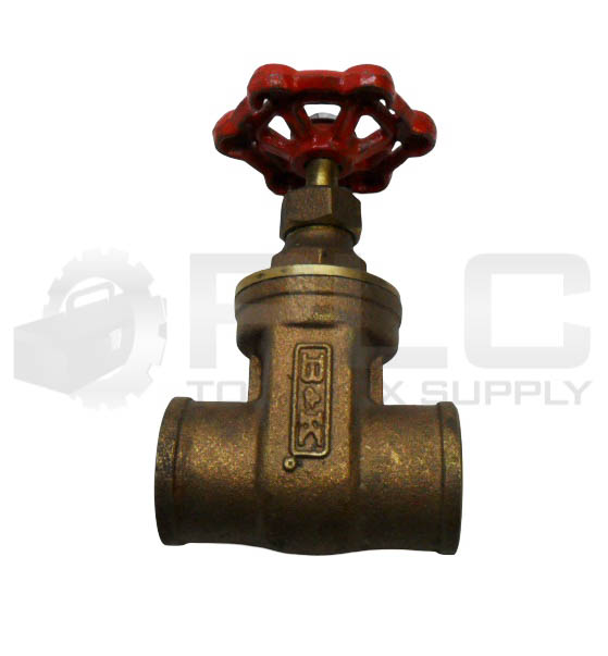 NEW B&K 125 WOG BRASS INLINE GATE VALVE 1″ - PLC Toolbox Supply