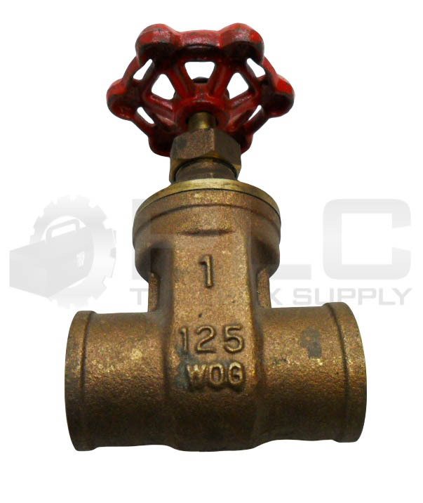 NEW B&K 125 WOG BRASS INLINE GATE VALVE 1″ - PLC Toolbox Supply