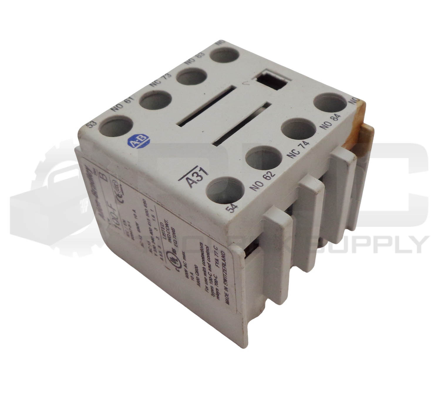 LOT OF 2 ALLEN BRADLEY 100-F SER B A31 CONTACT BLOCK - PLC Toolbox Supply