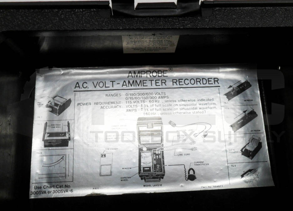 AMPROBE AV21E AC VOLT-AMMETER RECORDER - PLC Toolbox Supply