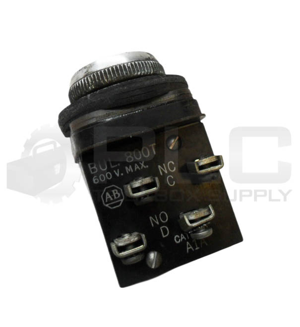 LOT OF 2 ALLEN BRADLEY 800T-A1A PUSH BUTTON GREEN 600V - PLC Toolbox Supply