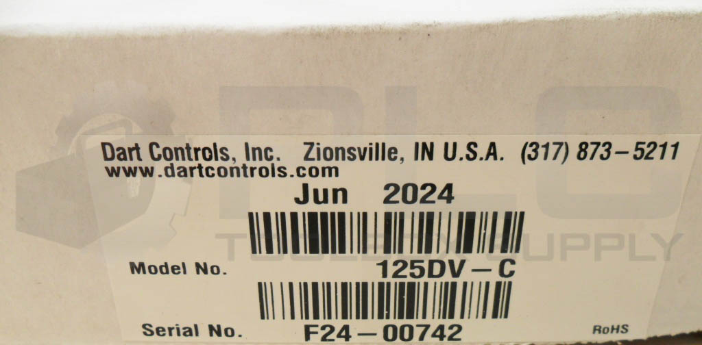 NEW DART CONTROLS 125DV-C VARIABLE SPEED CONTROL 120-240VAC 50/60HZ - PLC Toolbox Supply