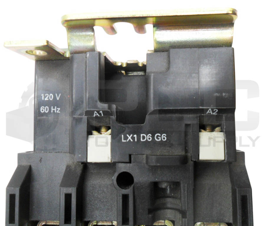 TELEMECANIQUE LC1D65004 CONTACTOR W/ LA1DN31 CONTACT BLOCK W/ LX1D6G6 ...
