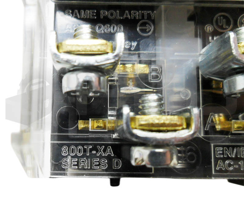 NEW ALLEN BRADLEY 800T-D1A /T PUSH BUTTON W/ 800T-XA /D CONTACT BLOCK *READ* - PLC Toolbox Supply